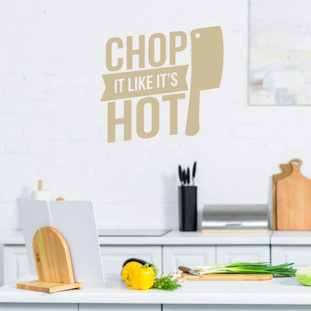 Chop It Like Its Hot – Decal – StickerTitans.com