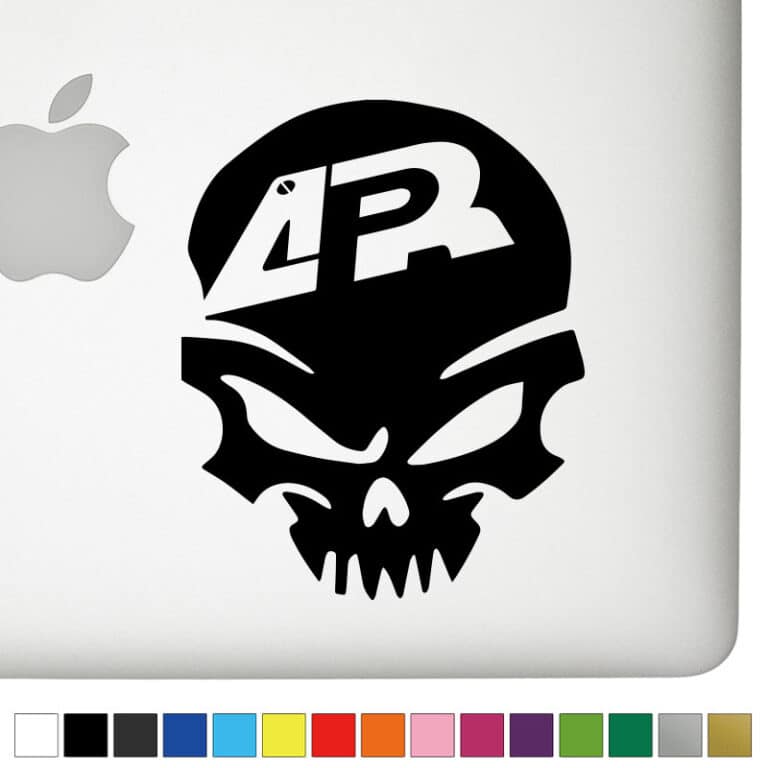 APR Performance Badass Skull Decal – StickerTitans.com
